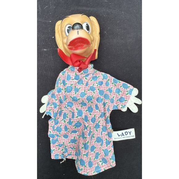 Wall Decor | Vintage Gund Lady And The Tramp Rubber Hand Puppet Disney ...